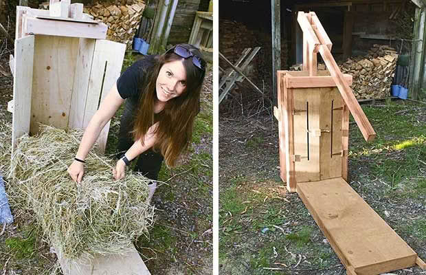Make hay the old-fashioned way with this homemade hay baler (built for ...