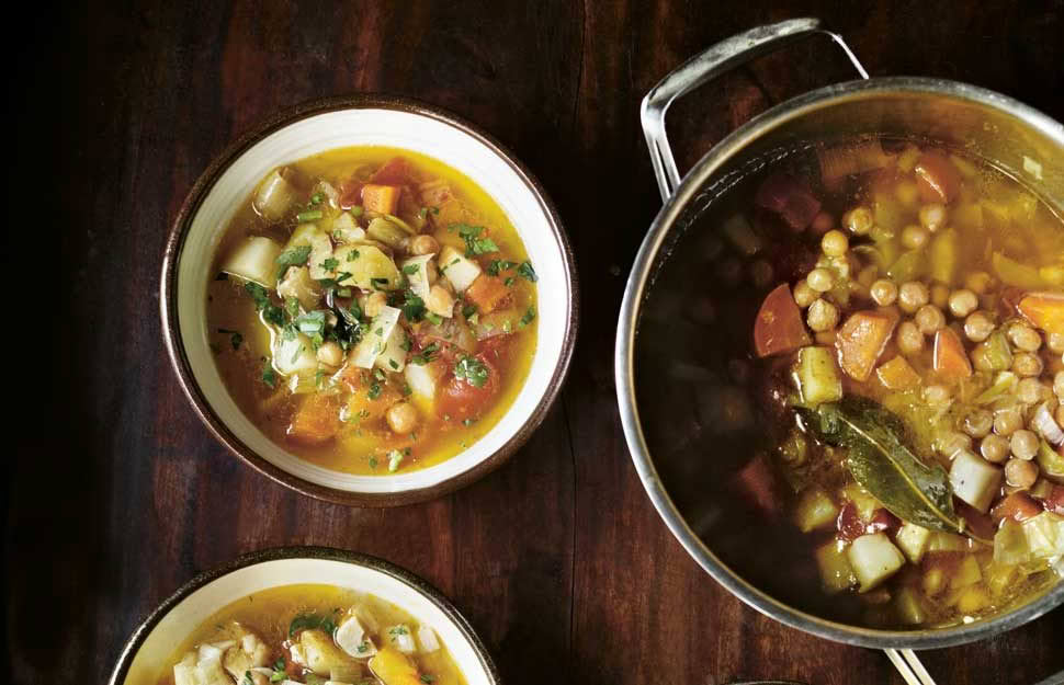 Recipe: Soup of Israel (chickpea, carrot and seasonal vegetable soup)