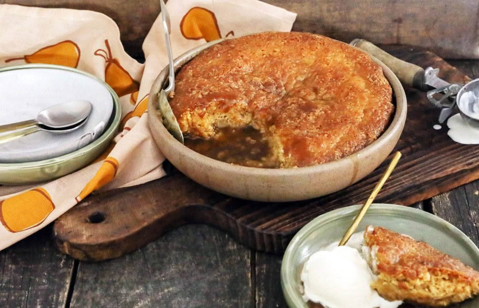 Recipe: Jo Bridgford's Gooey Ginger Self-Saucing Pudding