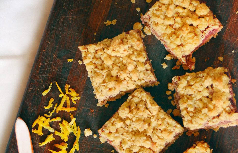 Recipe: Kristina's Rhubarb "Roo" Bars