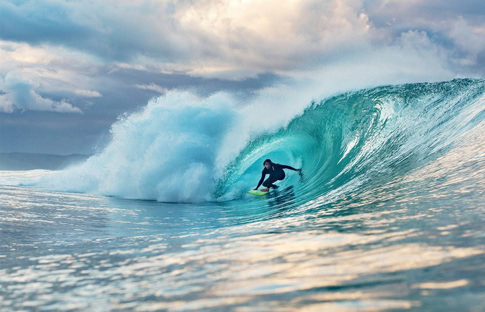 Why this surfing champion's perfect wave was waiting at home for him in ...