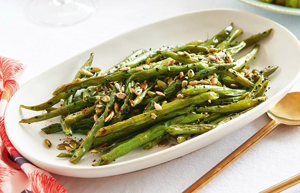 Recipe: Roasted Beans with Toasted Seeds