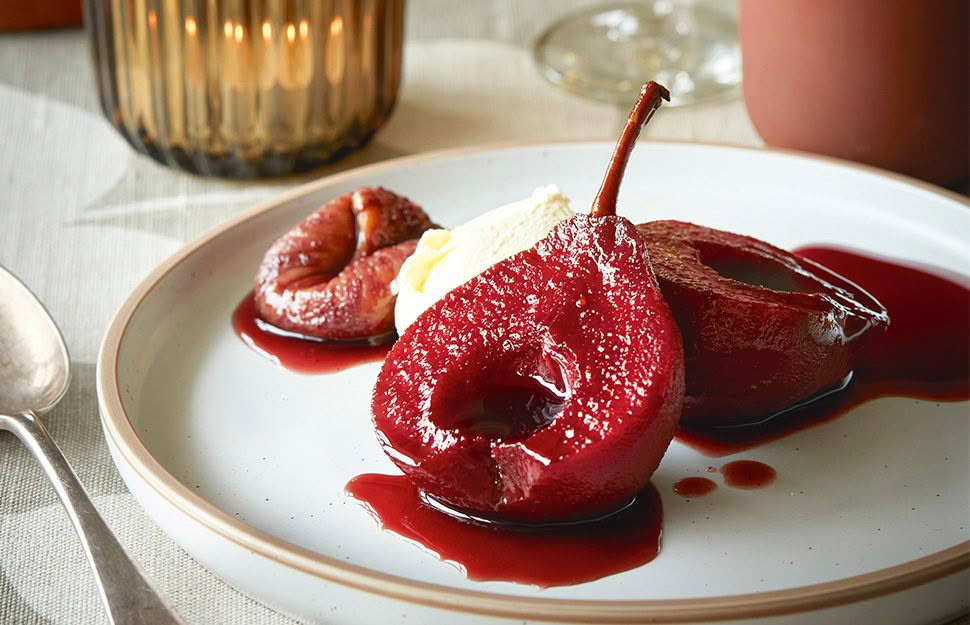 Recipe: Spiced Pears & Figs in Red Wine