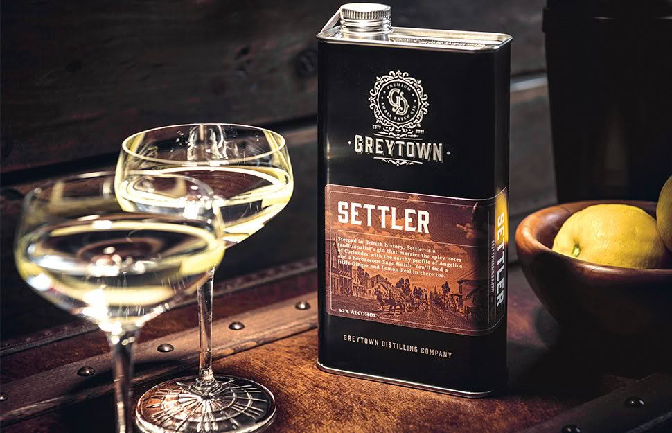 Stainless steel flasks and old-world names make this local gin company ...