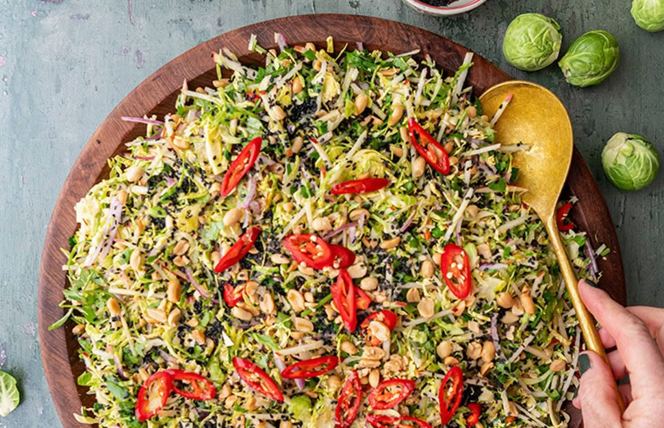 Recipe: Brussels Sprout, Apple and Chilli Slaw